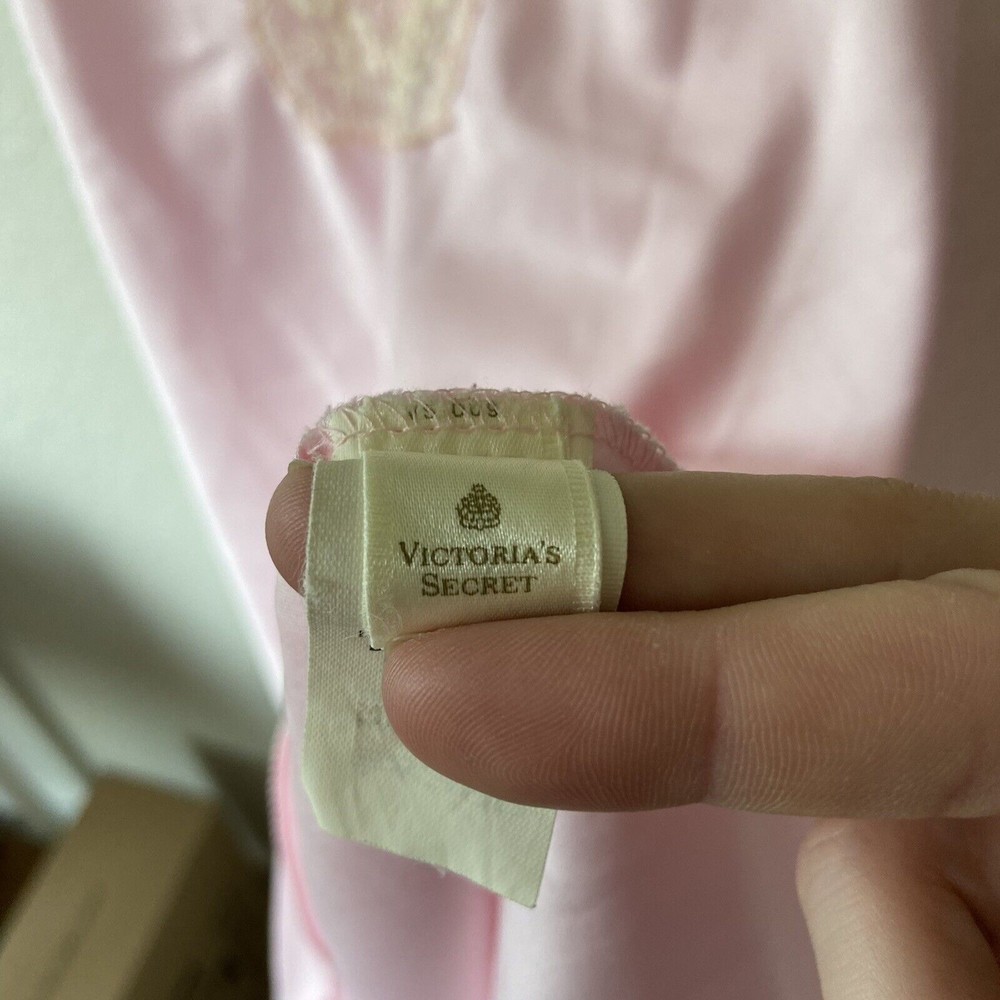 Vintage 1980s Victorias Secret Gold Crown Label Pink … - Gem